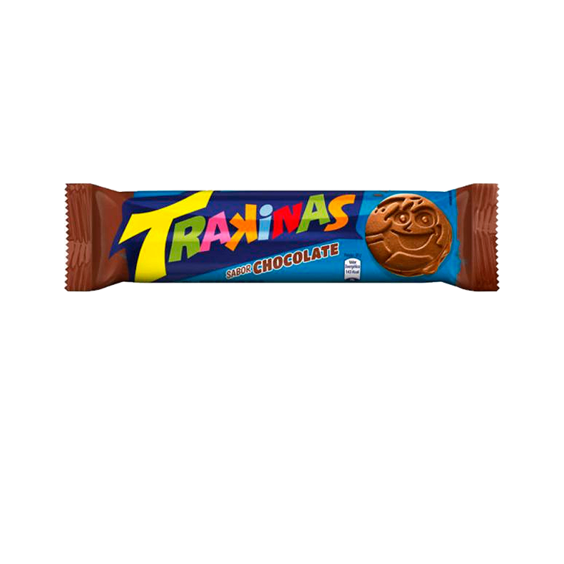 Biscoito Recheado Trakinas 126g Chocolate - Casa Vieira