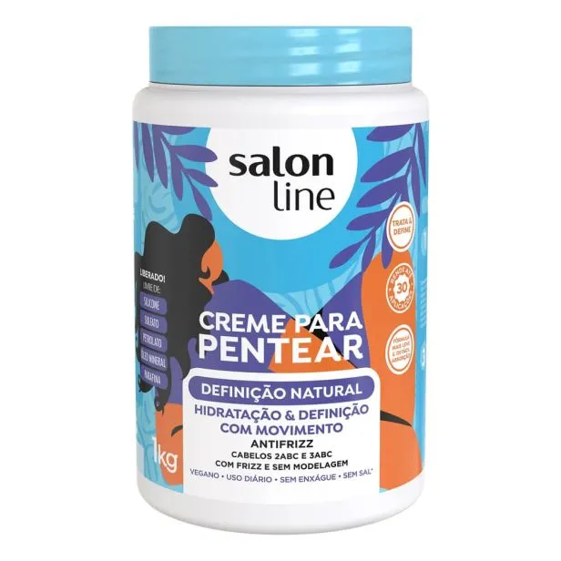 Creme para Pentear Salon Line Definição Natural 1kg - Casa Vieira