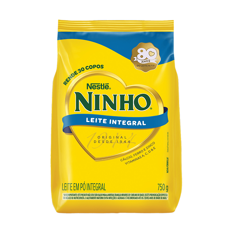 Leite em Pó Ninho Integral Nestlé 750g - Casa Vieira