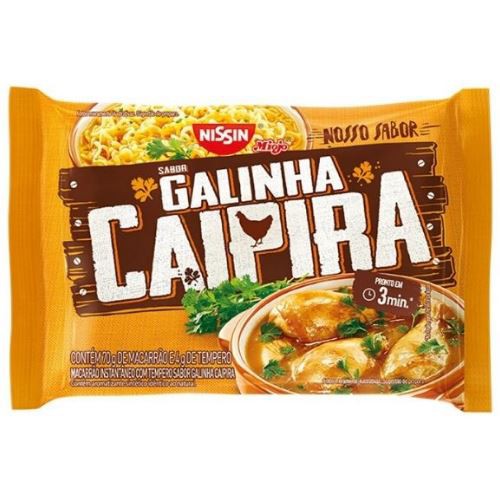 Miojo Nissin Nosso Sabor Galinha Caipira 74g - Casa Vieira Miojo Nissin Nosso Sabor Galinha Caipira 74g - Casa Vieira