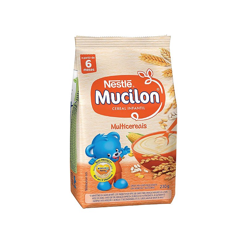 Mucilon Nestlé Multi Cereais 230g - Casa Vieira