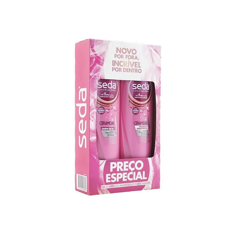 Kit Shampoo e Condicionador Seda Ceramidas 325ml - Casa Vieira