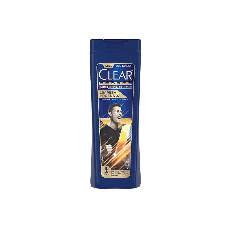 Shampoo Clear Limpeza Profunda 400ml - Casa Vieira