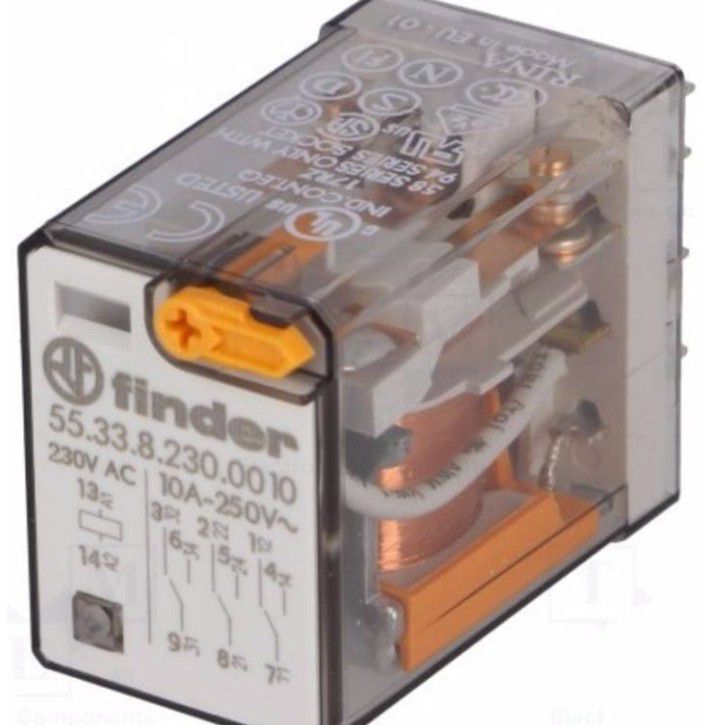 Rele 55.33.8.230.0010 230VAC 3RV 10A - Compre Reles, Componentes ...