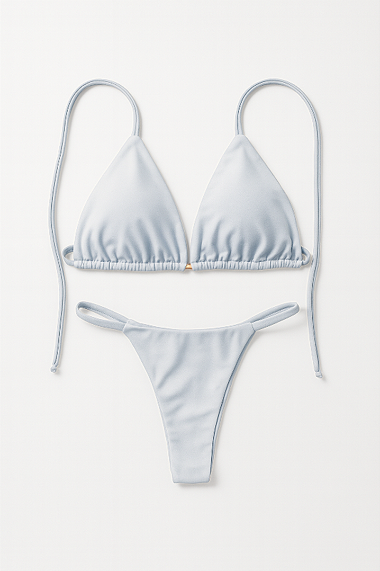 BIQUÍNI BASIC CORTININHA TRIANGLE BRANCO - PINKSHEEP