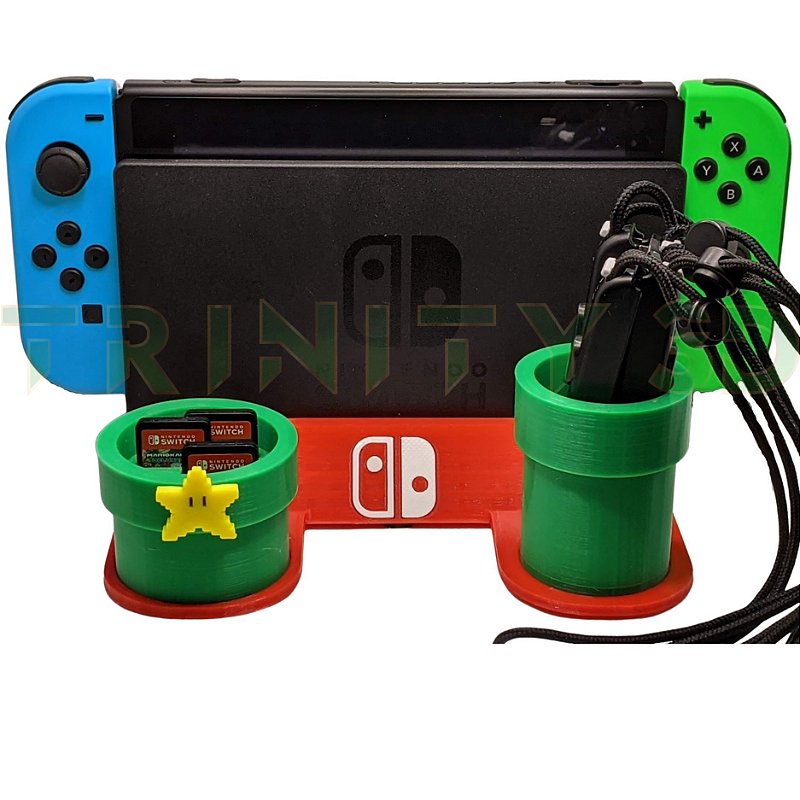 Base para Nintendo Switch com Temática Super Mario - Trinity 3D ...