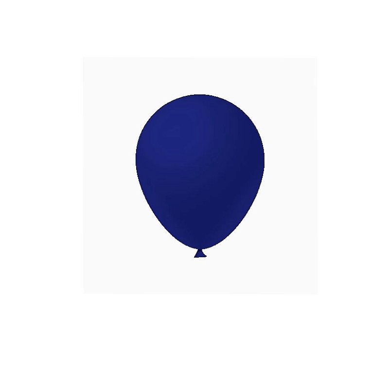 Balão Azul Royal 8" 50un Látex Fest Ball Maxxi Premium - Lembrança Chique