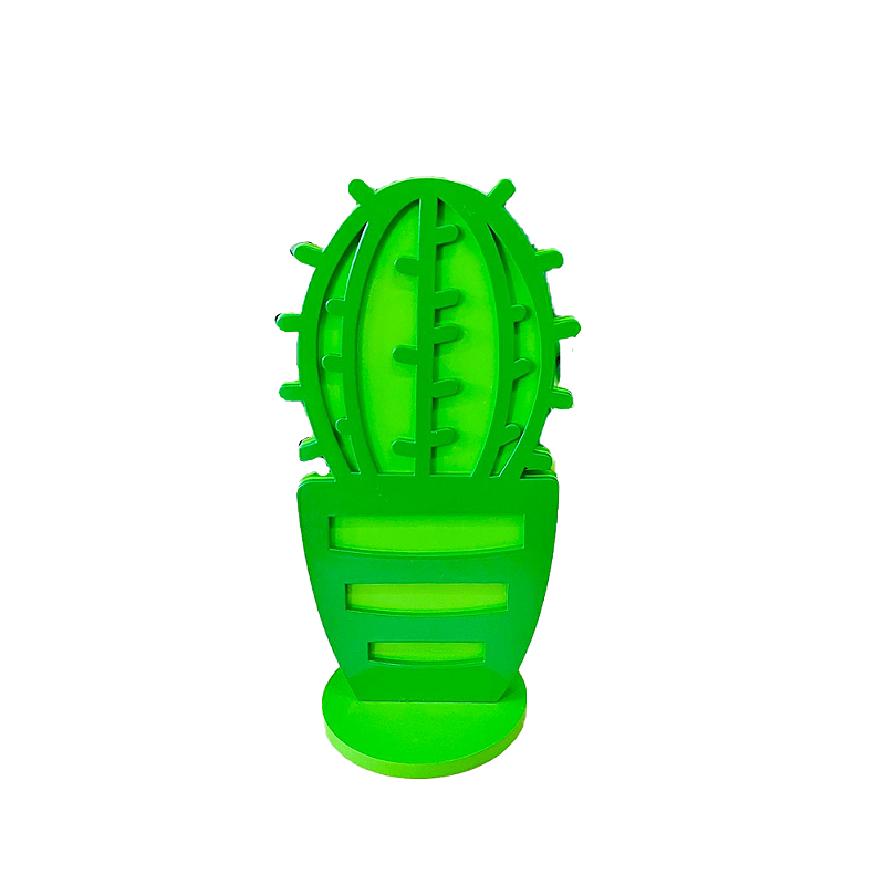 Cactus MDF MOD 1 Verde Musgo Com Verde Limão Decoração - Lembrança Chique