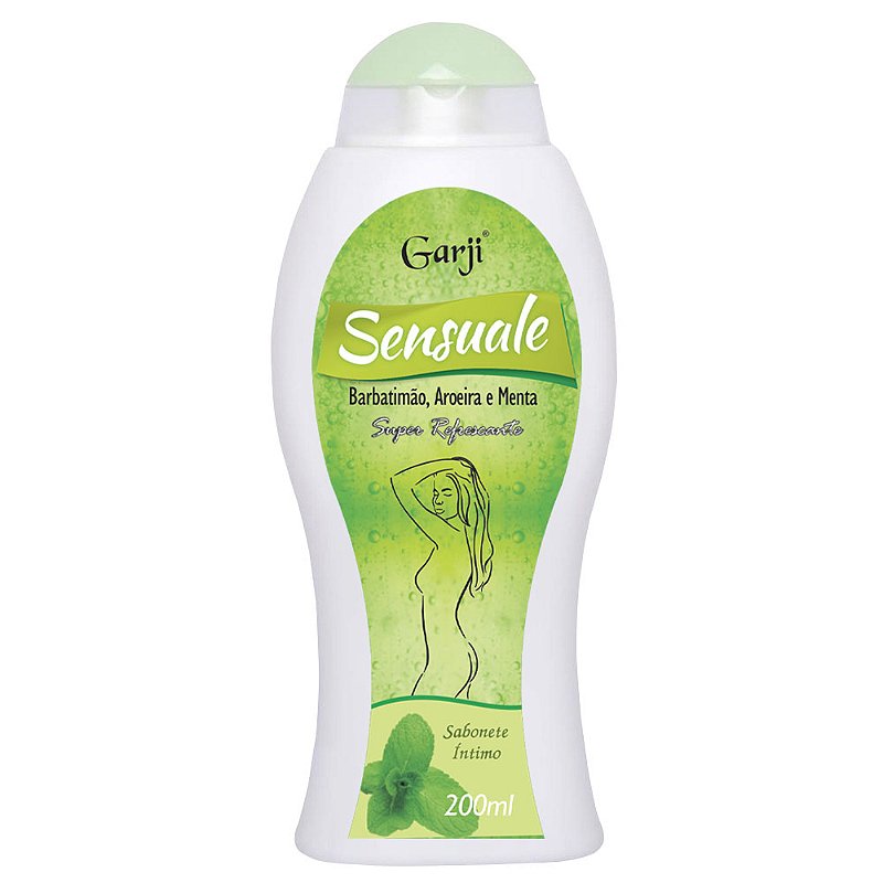 Sabonete Íntimo Sensuale 200ml com Barbatimão e Aroeira, PH Controlado ...