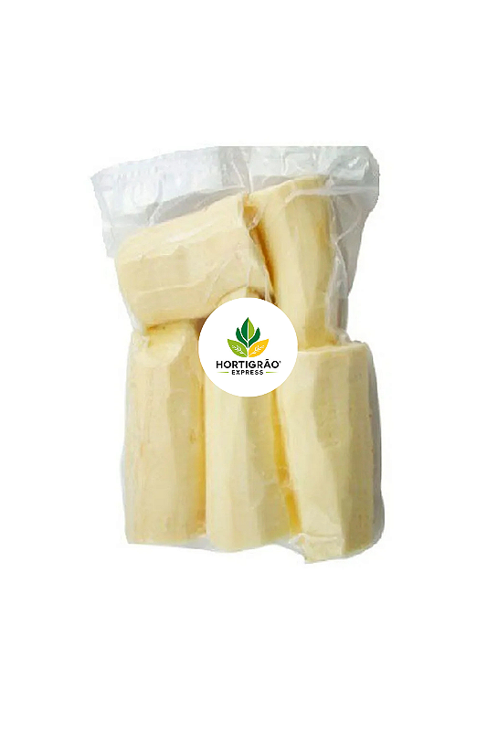 Mandioca sem casca 1 kilo - Hortigrão Express