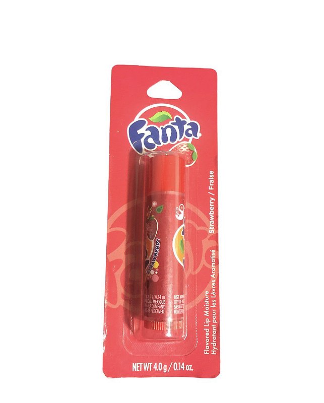 Lip Balm Refrigerante Fanta Morango Hidratante Labial - RF Importados ...