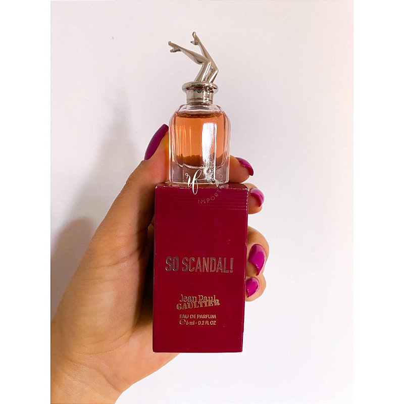 Jean Paul Gaultier - Miniatura Perfume So Scandal Feminino Edp 6ml - RF ...