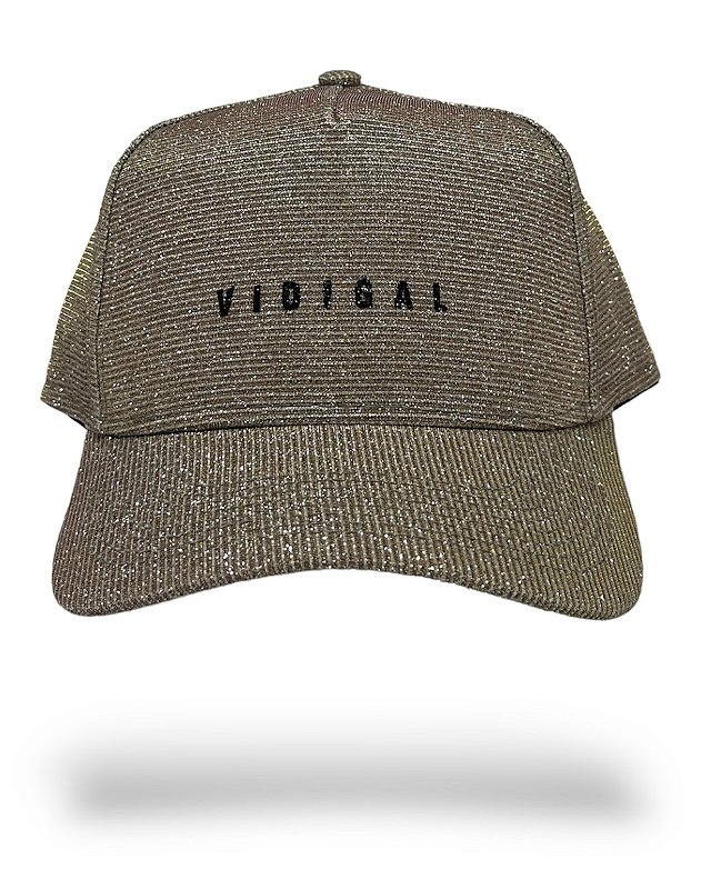 Boné Dourado Glitter Vidigal Minimalista - Made in Vidigal
