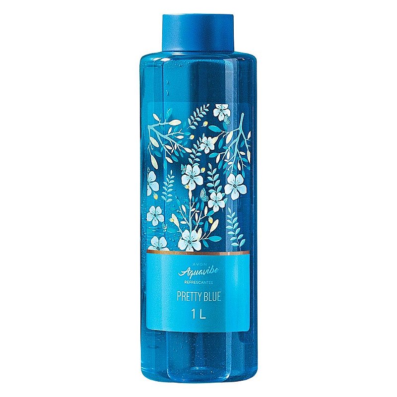 Colônia Splash Pretty Blue Avon Aquavibe 1 LITRO - COSMÉTICO