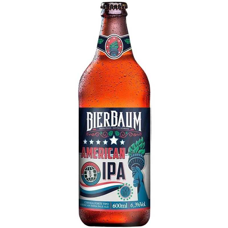 Cerveja Bierbaum American IPA Garrafa 600ml - Empório Manfré - Cervejas ...