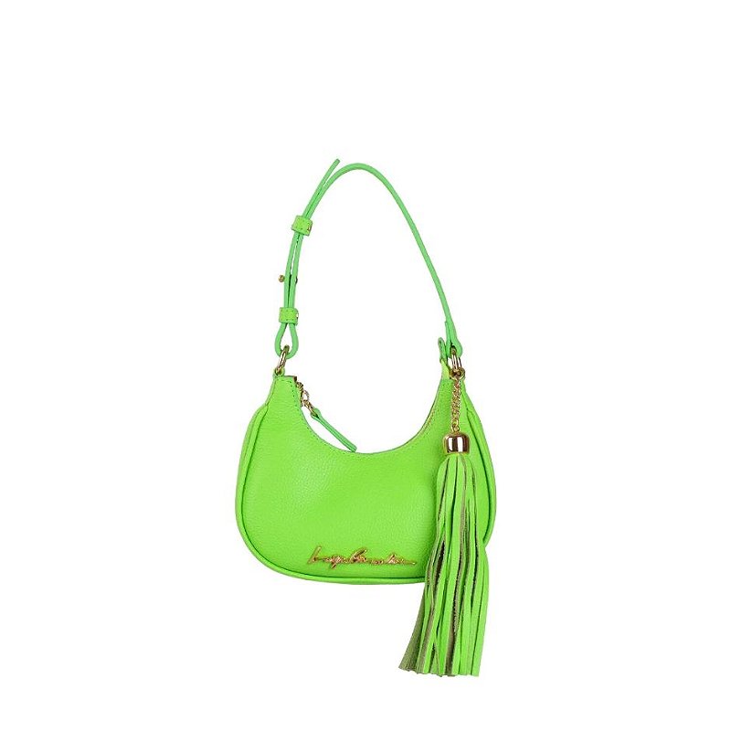 Bolsa Feminina Mini Meia Lua Prisma Luiza Barcelos Verde Citron ...