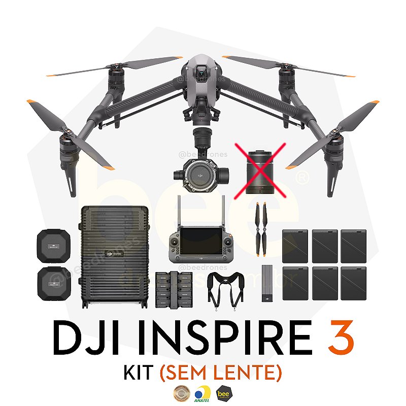 Drone Dji Inspire 3 - Bee Drones - A Melhor Loja de Drones Dji do Brasil