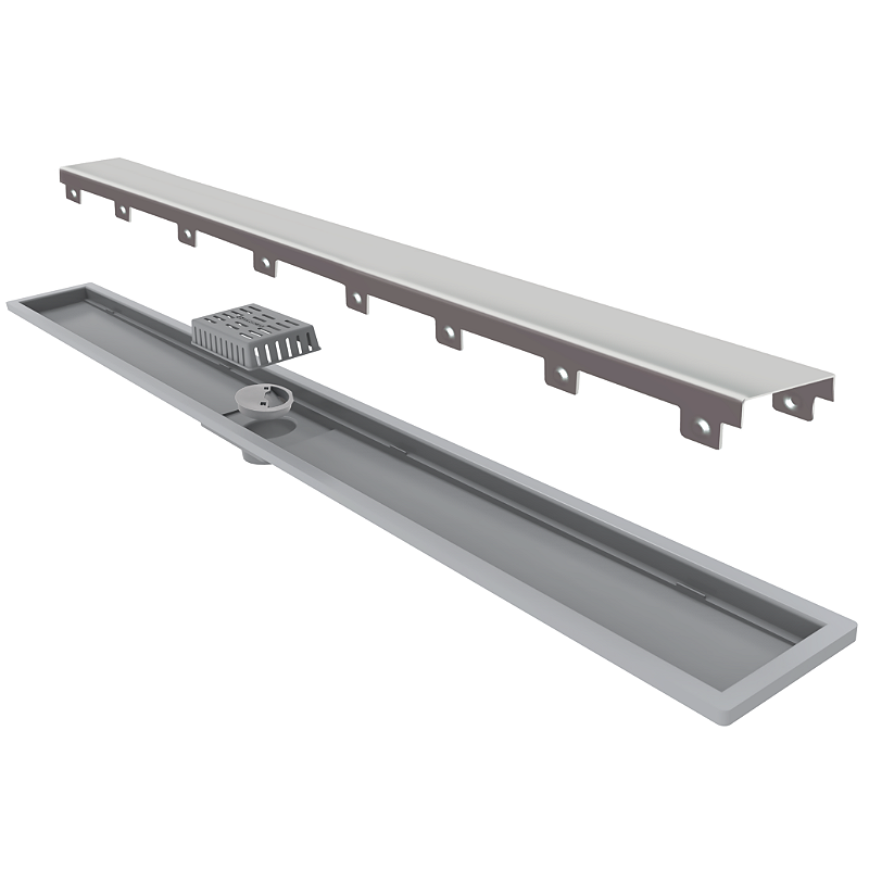 Ralo Linear Royal Elleve Tampa em Inox - Ralo Linear - Santa Rita Casa