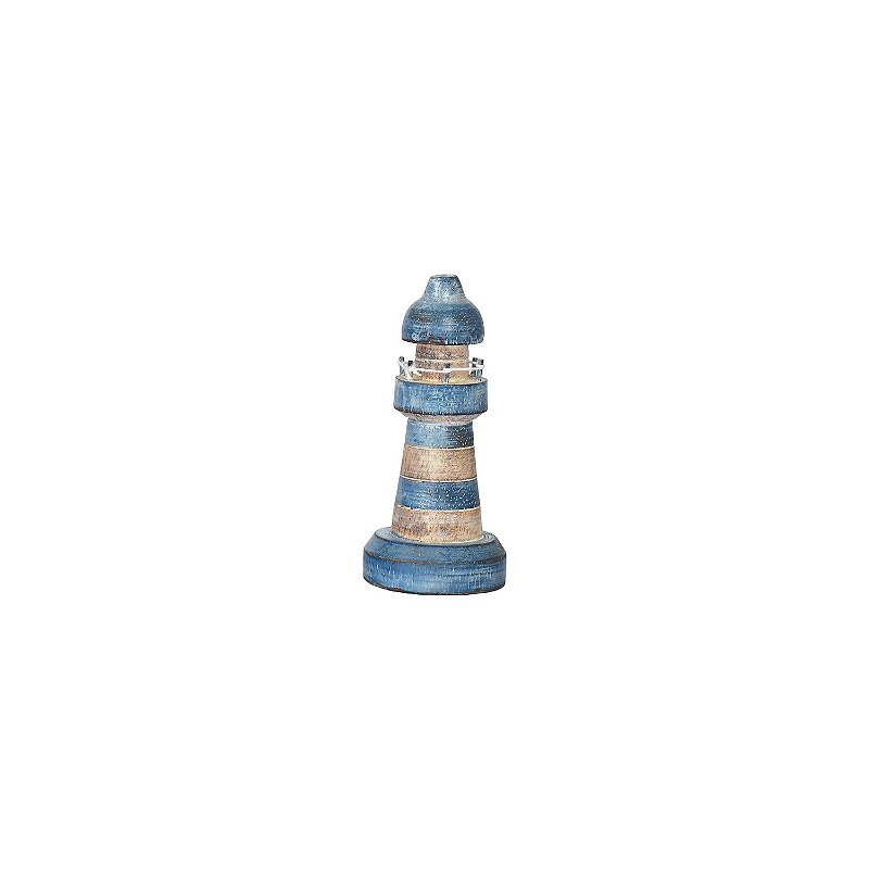Farol Azul Escuro 13cm - Casa Náutica