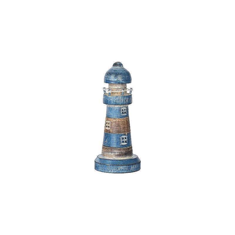 Farol Azul Escuro 17cm - Casa Náutica