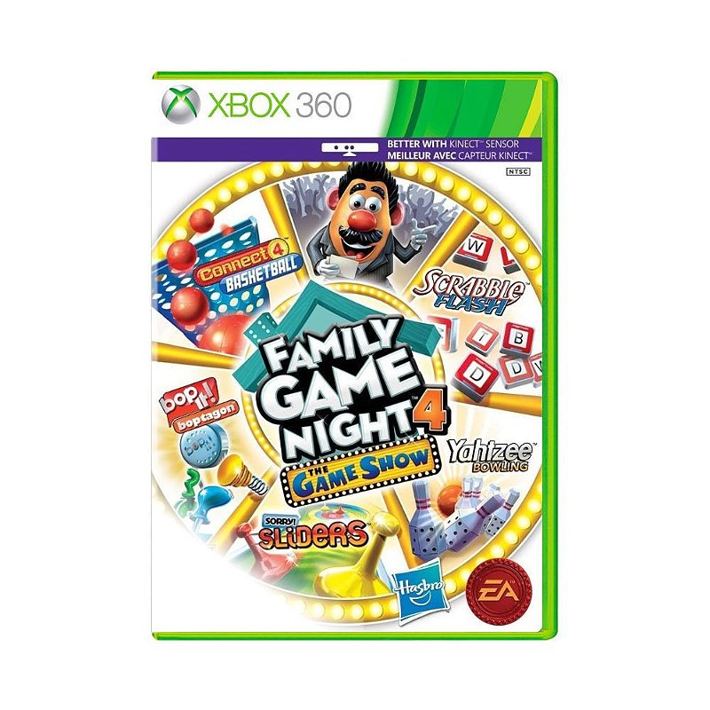 Mídia Física Family Game Night 4 - Xbox 360 - Dino Games ️ de 10 anos com você!