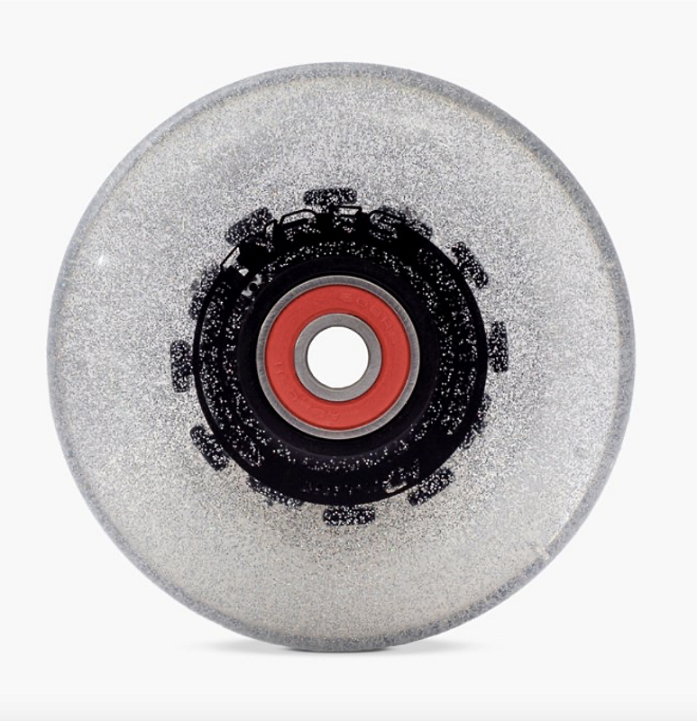 Rodas HD Inline Tyres LED - 80mm / 85A - Cinza Glitter (4 Unidades ...