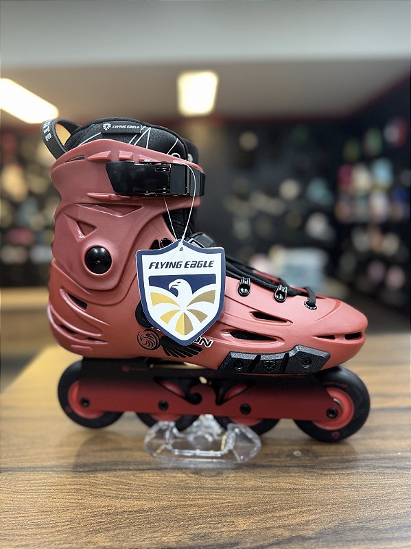 Custom: Patins Flying Eagle F6S FALCON - Red (42) co. base F4 / 80mm ...