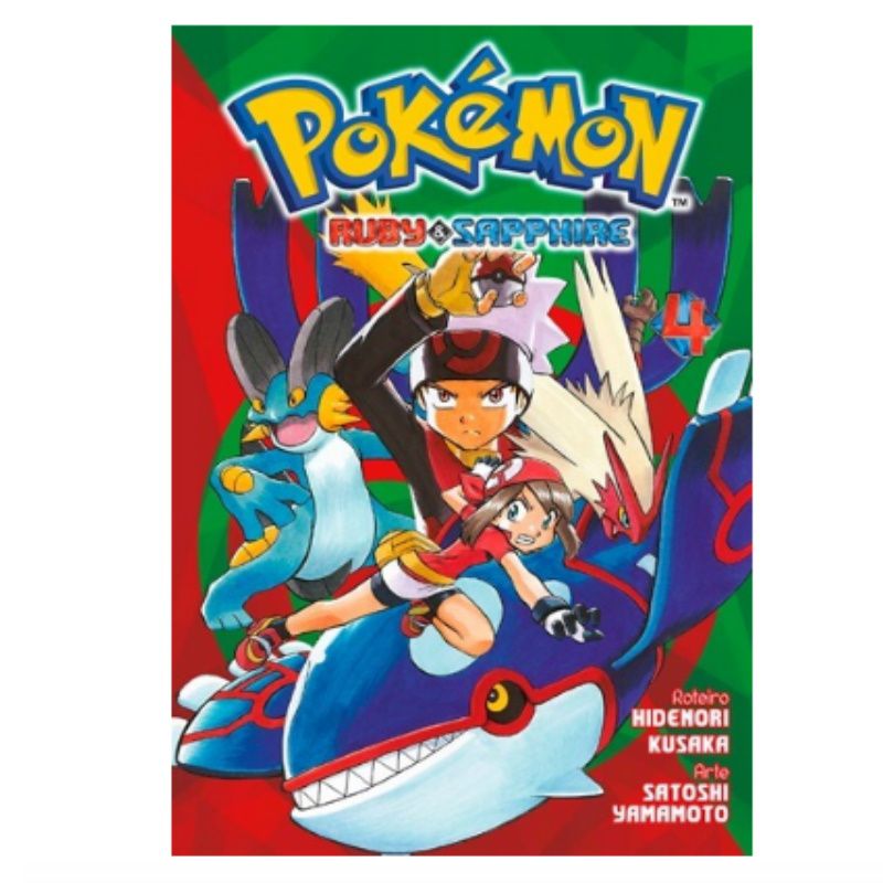 Mangá Pokémon Ruby & Sapphire - Volume 4 - Távola Geek