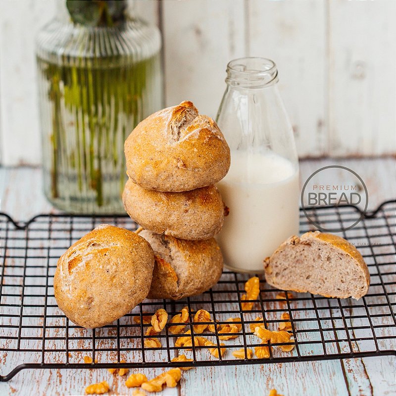 Campanhe bolinha com Nozes (10 un) - Premium Bread To Go