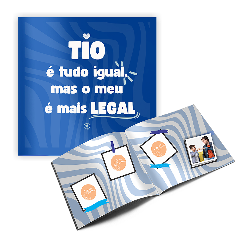 Guarde os melhores momentos ao lado dos seus tios - Colando História