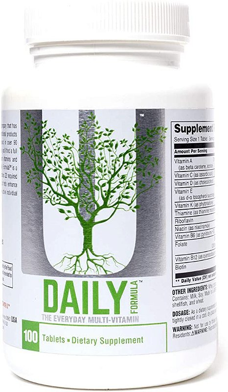 DAILY FORMULA 100TAB UNIVERSAL - Mundo Form Suplementos