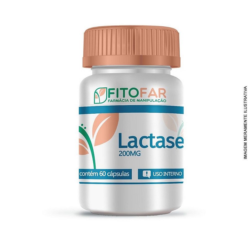 Lactase - 60 cápsulas - Fitofar Farmácia de Manipulação