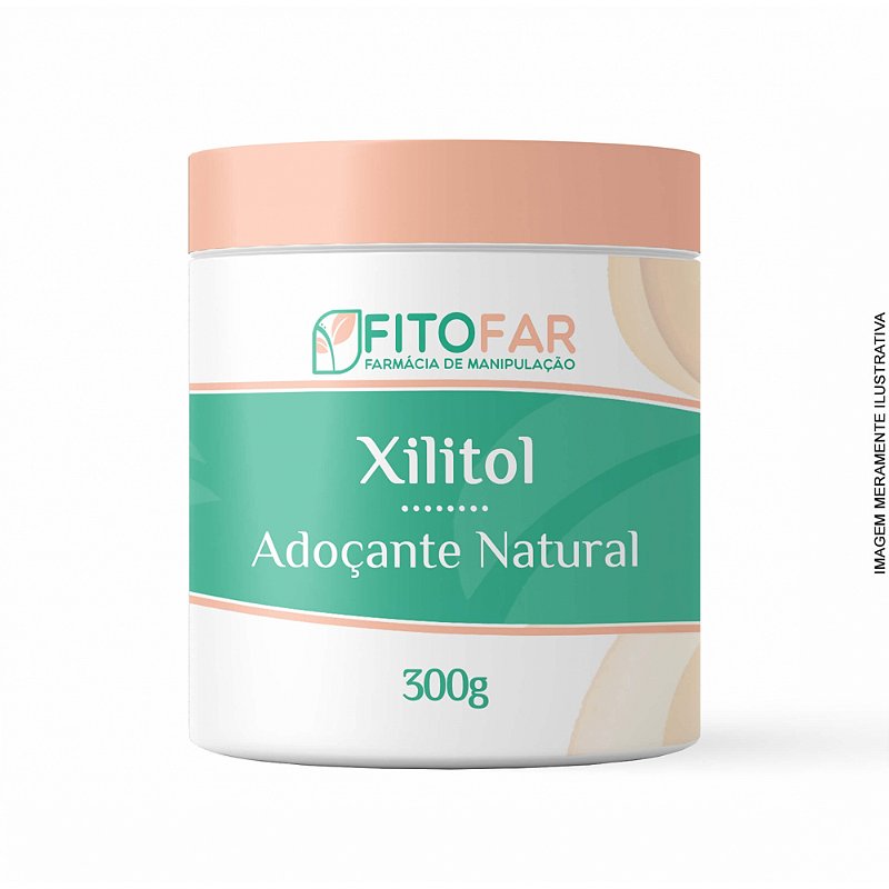 Xilitol - Adoçante Natural 300G - Fitofar Farmácia de Manipulação