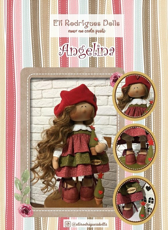 [PROJETO] Boneca Angelina - Eli Rodrigues Dolls