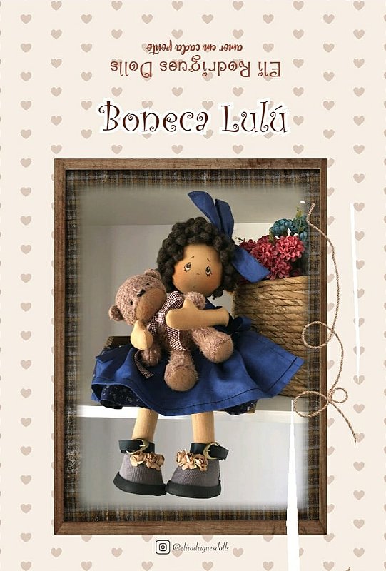 [PROJETO] Boneca Lulú - Eli Rodrigues Dolls