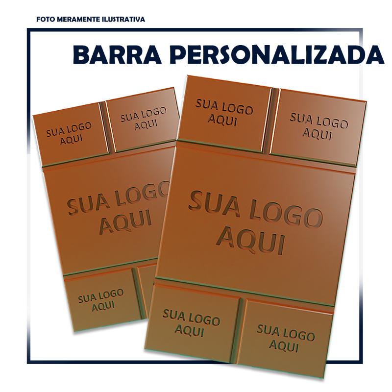 Barra de chocolate personalizada - Eternize Formas