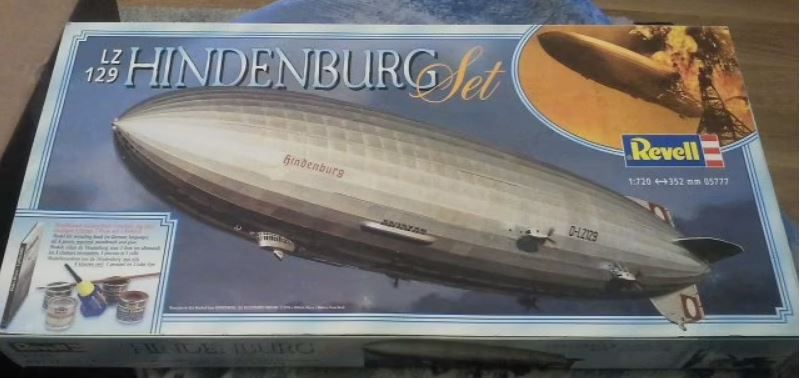 Revell - LZ129 Hindenburg Set (sem acessórios) - 1/720 - HTC - MODELISMO