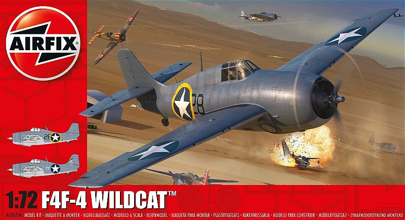 AirFix - F4F-4 Wildcat - 1/72 - HTC - MODELISMO
