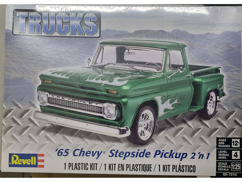 REVELL - '65 CHEVY STEPSIDE PICKUP 2 'N 1 - 1/25 - HTC - MODELISMO