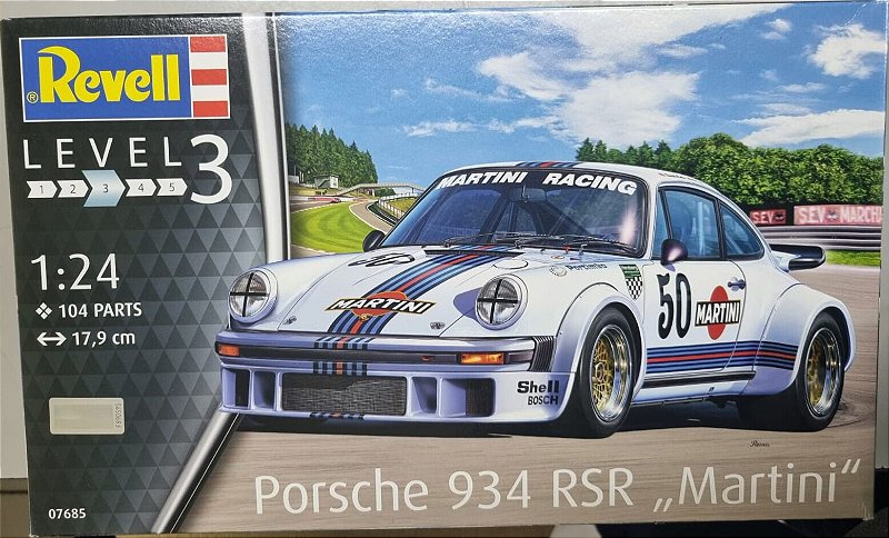 REVELL - PORSHE 934 RSR "MARTINI" - 1/24 - HTC - MODELISMO