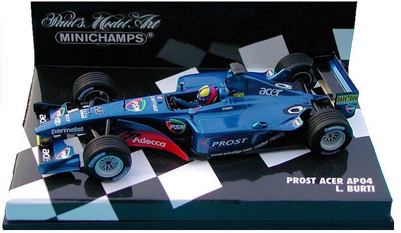 Minichamps - Prost Acer AP04 ( L. Burti ) - 1/43 - HTC - MODELISMO