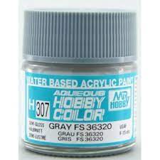 Gunze - Aqueous Hobby Colors H307 - Grey FS36320 (Semi-Gloss) - HTC ...