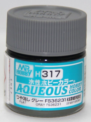 Gunze - Aqueous Hobby Colors H317 - Grey FS36231 (Flat) - HTC - MODELISMO
