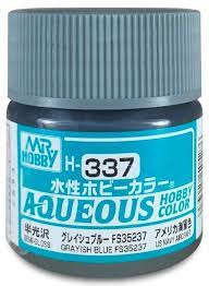 Gunze - Aqueous Hobby Colors H337 - Greyish Blue FS35237 (Semi-Gloss ...