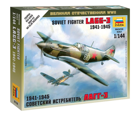 Zvezda - Soviet Fighter Lagg-3 (1941-1945) - 1/144 - HTC - MODELISMO