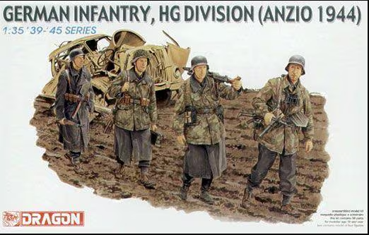 Dragon - German Infantry, HG Division (Anzio 1944) - 1/35 - HTC - MODELISMO