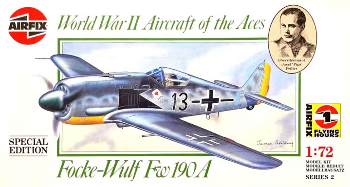 AirFix - Obersleutnant Josef "Pips" Priller's Focke Wulf Fw190A - 1/72 ...