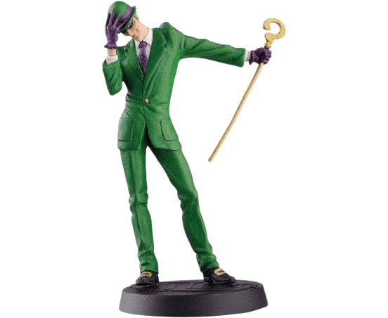 Eaglemoss - O Charada (The Riddler) - Figura em Metal - HTC - MODELISMO