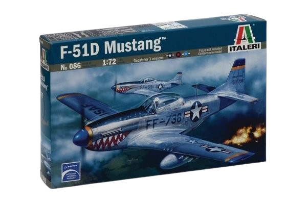 ITALERI - P-51D Mustang - 1/72 - HTC - MODELISMO