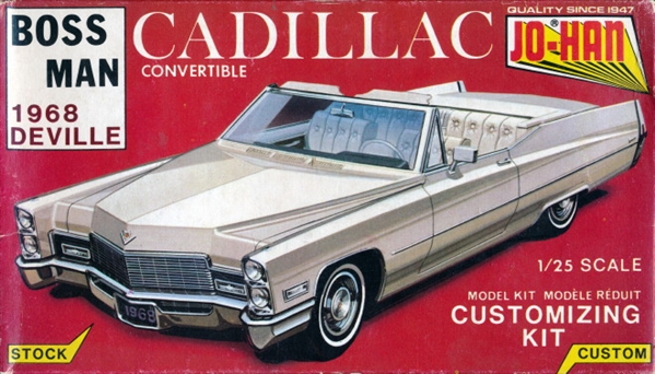 JO-HAN - Cadillac 1968 DeVille "Boss Man" Covertible - 1/25 - HTC - MODELISMO